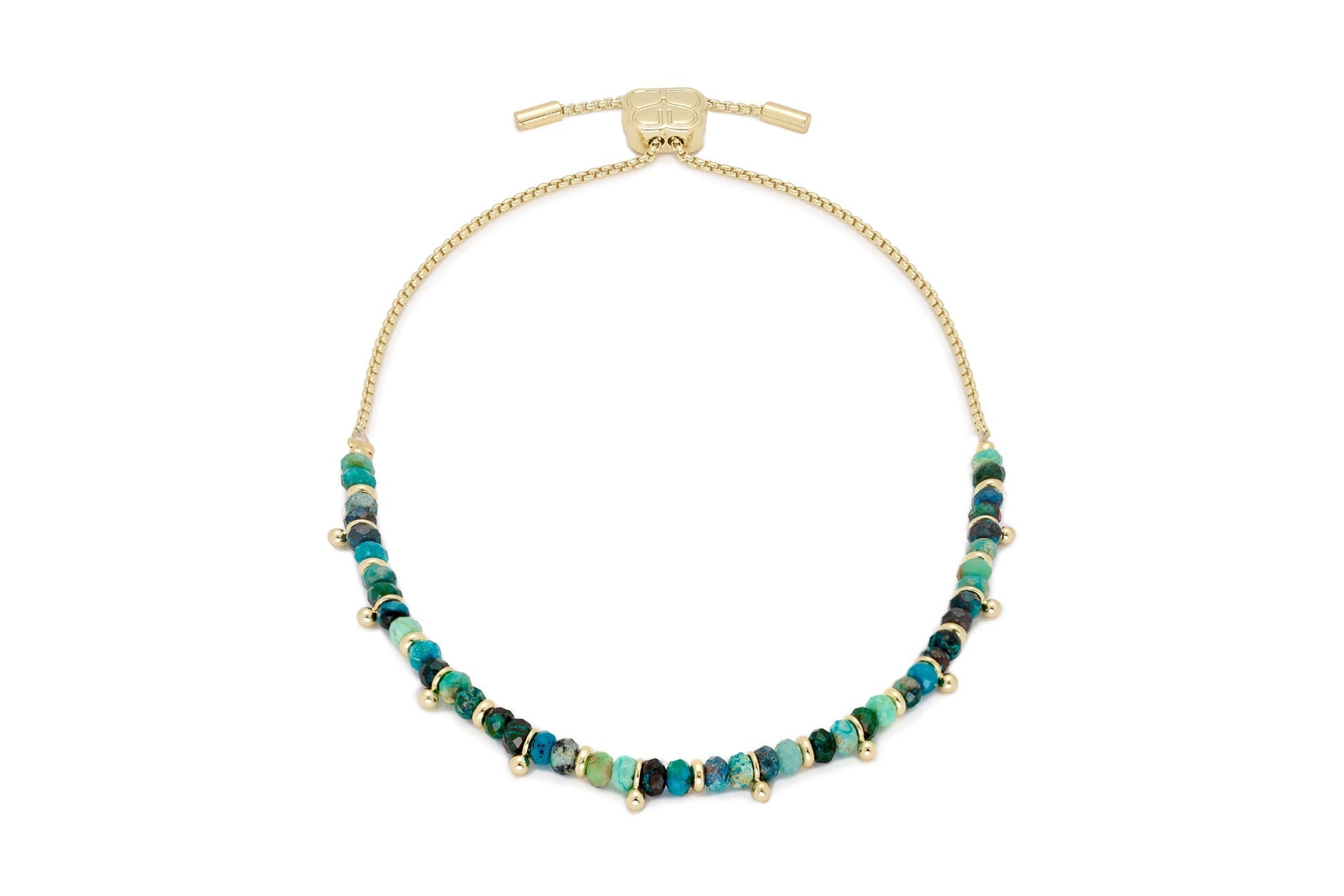 Harmony Azurite Gold Bracelet – Team Blonde