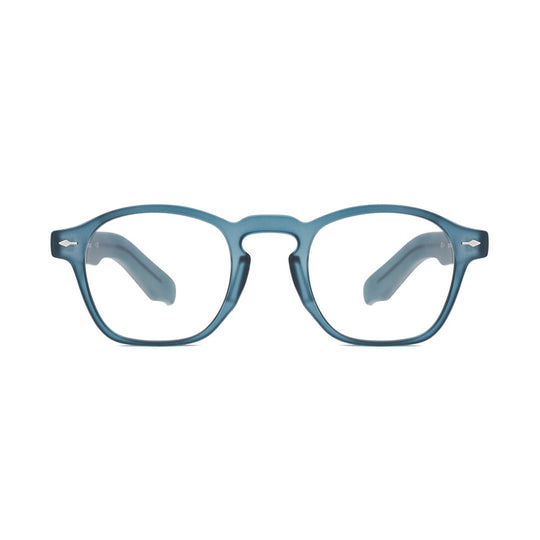 Myles Blue Light Blocking Readers in Matte Dark Teal – Team Blonde